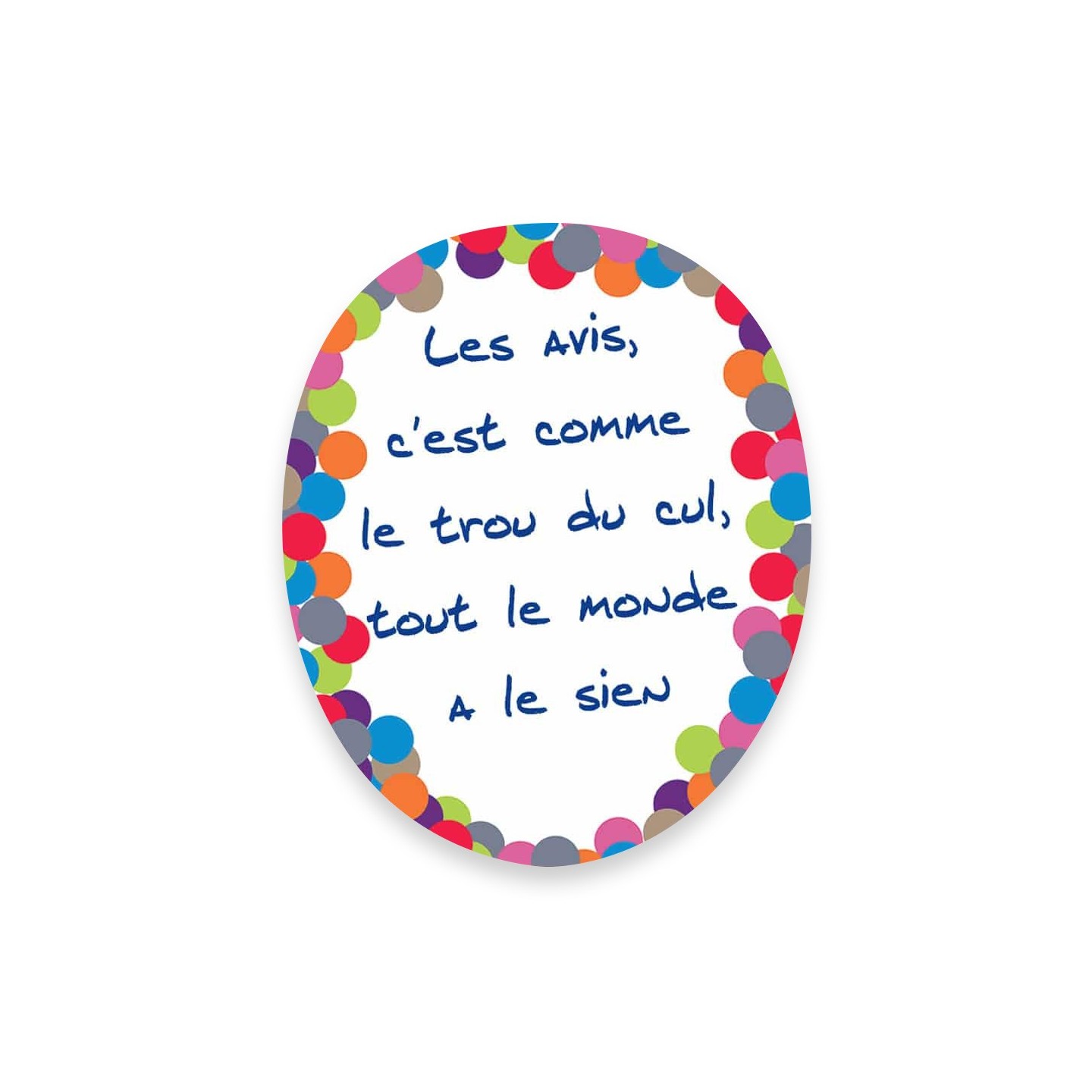Sticker Les avis Papado® - pour abattant WC
