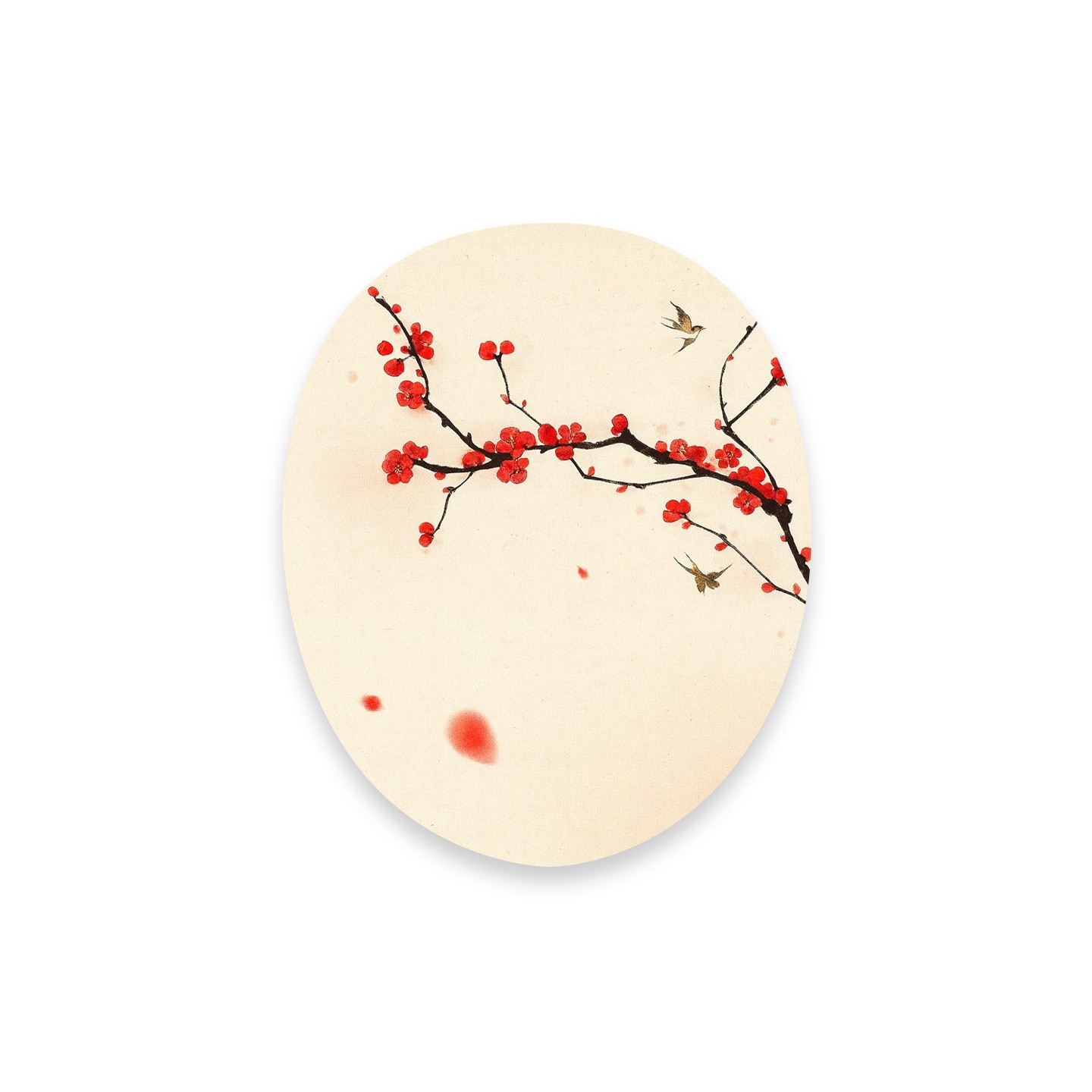 Sticker Cerisier Papado® – Décor WC résistant